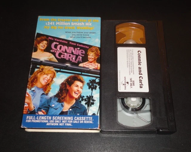 CONNIE AND CARLA (VHS, 2004) Toni Collette seltene Comedy Demo Band ...