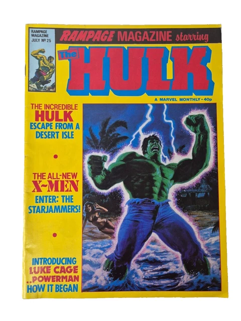 RAMPAGE MAGAZINE STARRING Hulk No.25 July 1980 £10.00 - PicClick UK