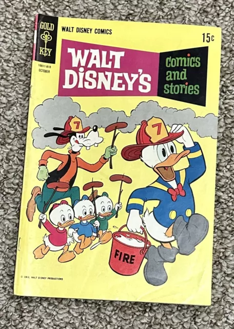 Walt Disneys Comics And Stories Gold Key Comic Book Vol 29 No 1 October