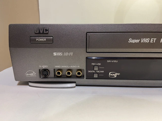 JVC SR-V10U SUPER Vhs S-Vhs Et Professional Vcr Works 4 Video Transfer To Dvd $299.99 - PicClick CA