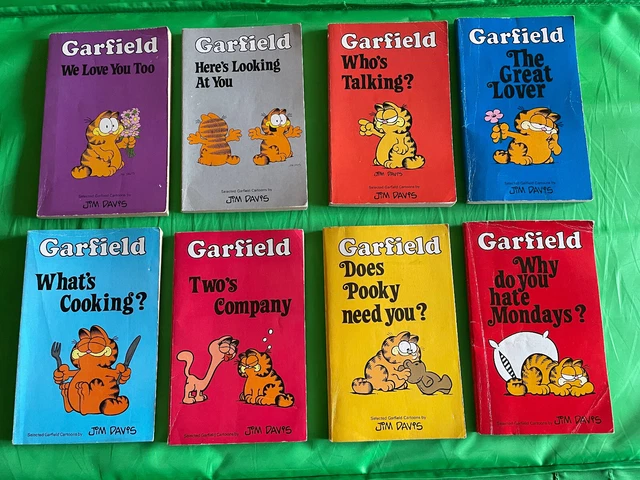 VINTAGE GARFIELD PAPERBACK Book Bundle Jim Davis (8 books in total) £12 ...