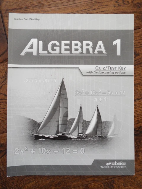 ABEKA ALGEBRA 1 Quiz and Test Key First Edition Book £15.15 - PicClick UK