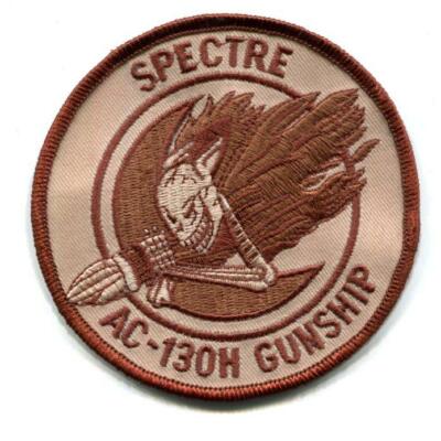 USAF AC-130H SPECTRE Gunship Desert Patch Vietnam Iraq Afghanistan ...