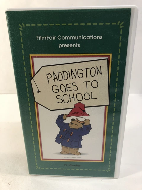 BANDE VIDÉO VHS PADDINGTON GOES TO SCHOOL 1986 FilmFair animation stop ...