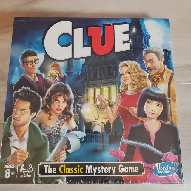 NEW CLUE MYSTERY Game Murder Suspects Mansion The Classic Edition Board ...
