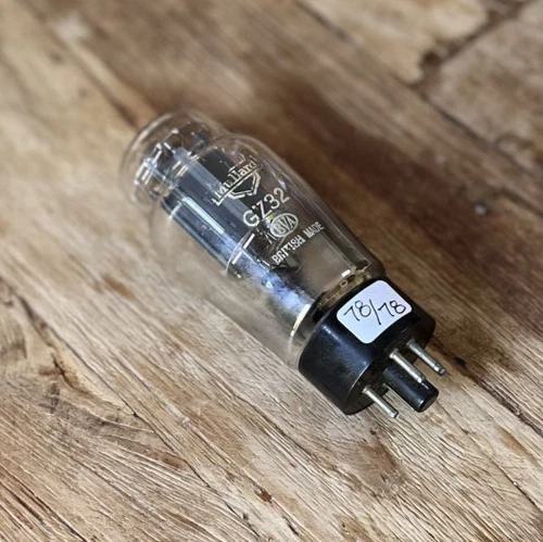 MULLARD GZ32 FULL wave rectifier, bottom D-Getter Valve/Vacuum Tube ...