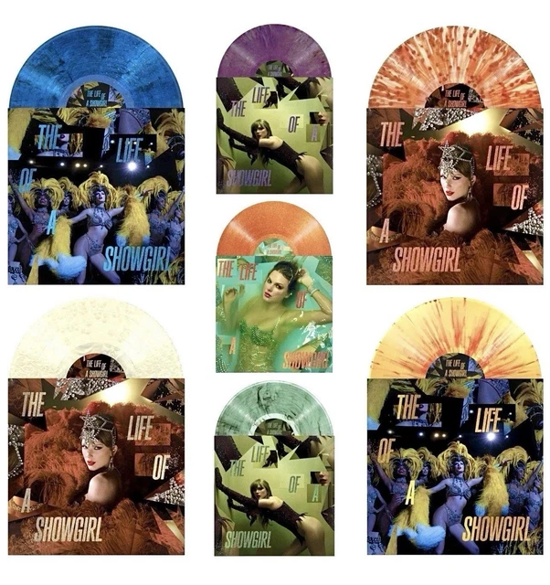 TAYLOR SWIFT LIFE of a Showgirl Bundle Set All 7 vinyl variants ...