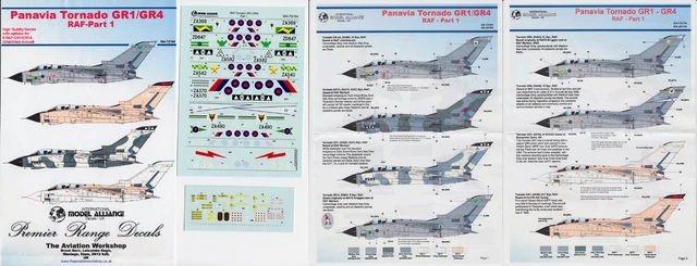 MODEL ALLIANCE DECALS 48173 BAe Typhoon F.2 FGR.4 T.2 RAF decal in 1:48 ...