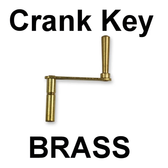 Setting Key For Clocks Solid Brass & Wood Winding And Setting Long Case ...