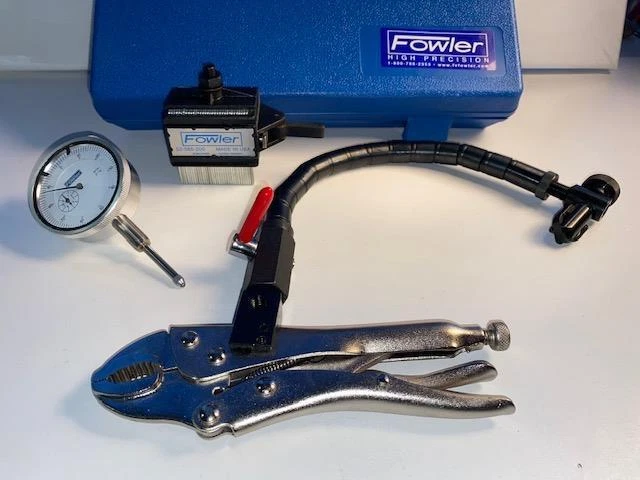 NEW FOWLER EASYMOUNT USA Made Magnetic Base + Anyform Clamp & Dial ...
