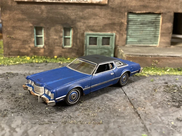 1974 FORD THUNDERBIRD Rusty Weathered Custom 1/64 Diecast Barn Find ...