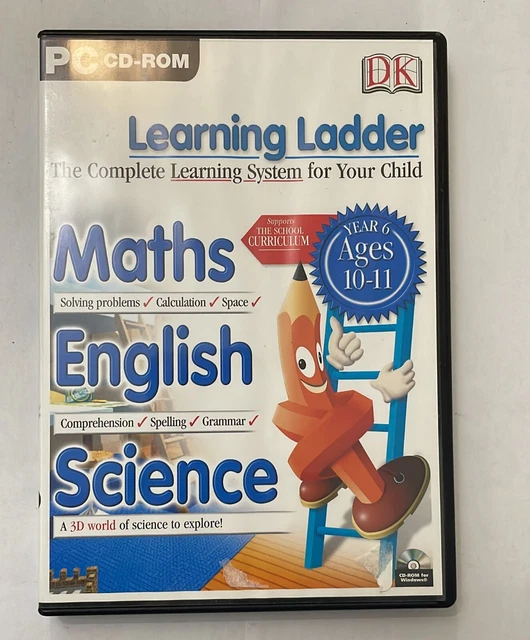 LEARNING LADDER YEAR 6 (Ages 10-11) PC CD-ROM GAMES £4.39 - PicClick UK