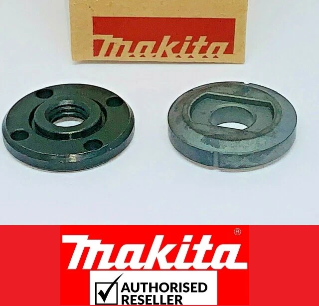 2XGENUINE MAKITA ANGLE Grinder Lock Nut Flange Set 9565H 9565P/PCV ...
