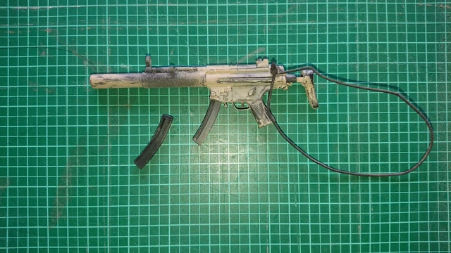 1/6 GUN SUBMACHINE gun mp5sd devgru seal cag bbi hot toys damtoys easy ...