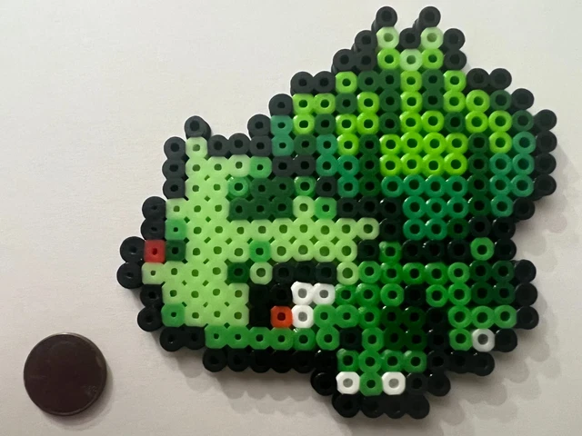 BULBASAUR BEAD SPRITE Artkal Perler Retro Pixel Art Item Pokémon ...