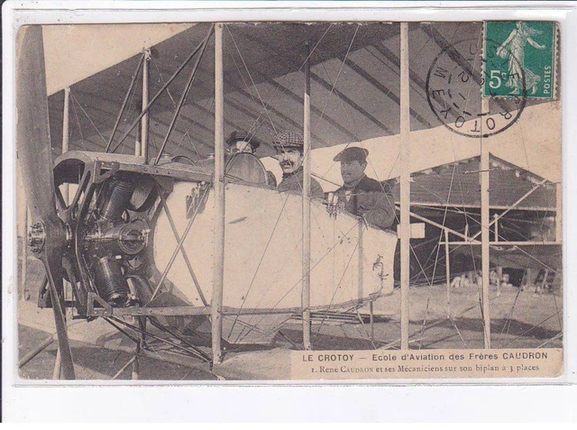 LE CROTOY: AVIATION, école aviation des frères caudron, René caudron et ...