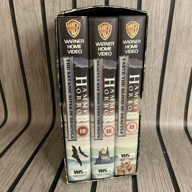 THE HAMMER HORROR Collection Dracula VHS Box Set Vintage 1988 ...