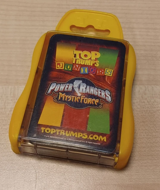 VINTAGE POWER RANGERS Rare Mystic Force Top Trumps Juniors Cards ...