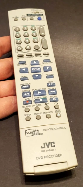 GENUINE OEM JVC RM-SDR009J Replacement DVD Recorder Remote $15.25 ...