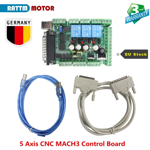 Mach3 Cnc 5 Axis Interface Breakout Board For Stepper Motor Driver Cnc Milr 6 Eur 7 99