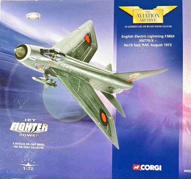 CORGI AA32302 1:72 Scale English Electric Lightning F.MkII XN779/X No19 ...