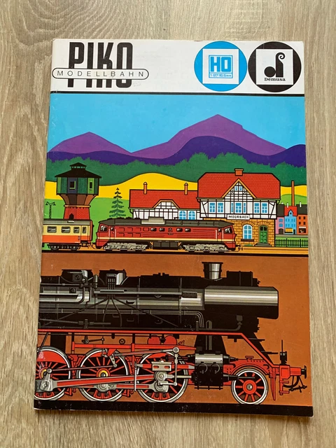 PIKO MODEL RAILWAY catalogue H0 GDR 1980 railway demusa vintage GDR £25 ...