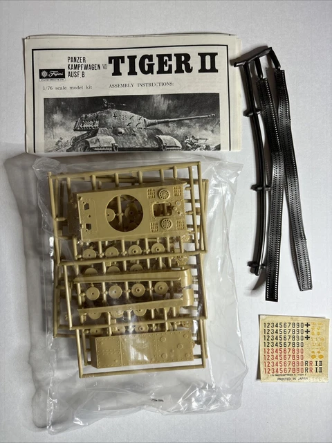 FUJIMI KIT #0757 German Heavy Tank Tiger II Model $10.25 - PicClick