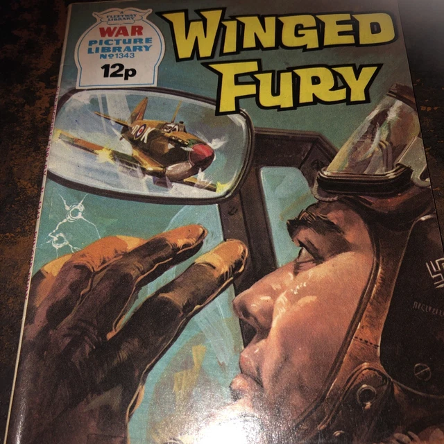 FLEETWAY BATTLE PICTURE Library Comic no 1343 Winged Fury EUR 4,03 ...