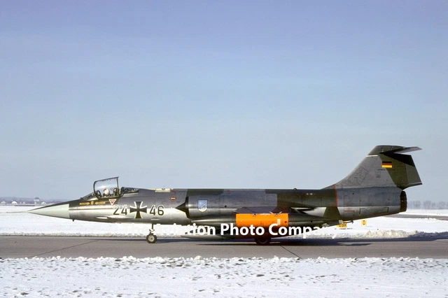 GERMAN AIR FORCE JBG34 Lockheed F-104G Starfighter 24+46 (1981 ...