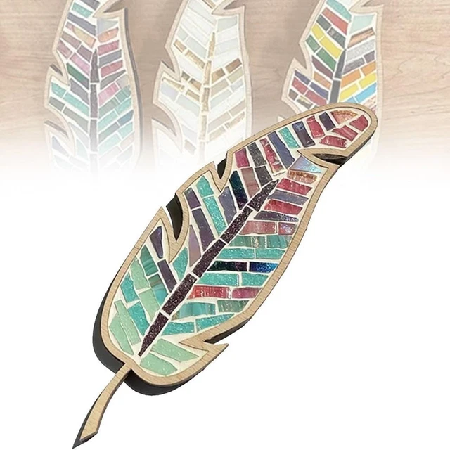 ARTS AND CRAFTS Feather Mosaic Kit Bright Feather Mosaic Arts Kids EUR ...