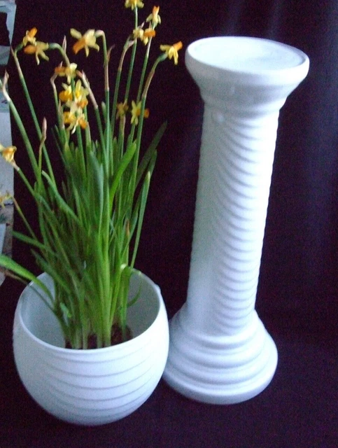 PORZELLAN BLUMENSÄULE BLUMENTISCH Dekosäule Pflanzensäule Bavaria ...