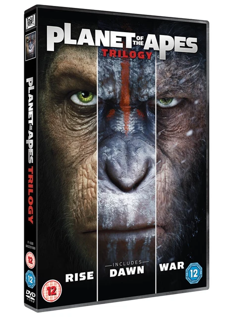 PLANET OF THE Apes Trilogy (DVD) Toby Kebbell Tyler Labine Sonja ...