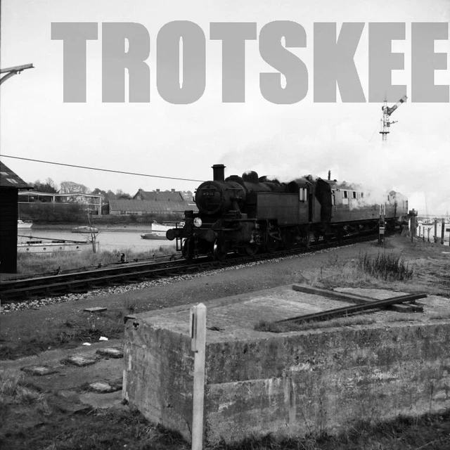 LARGER NEGATIVE BR British Railways Steam Loco 41295 Class 2MT ...