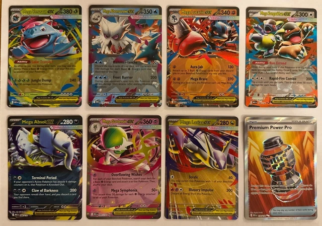 POKÉMON TCG MEGA Evolution EX Cards x 7 and Premium Power Pro £1.13 ...