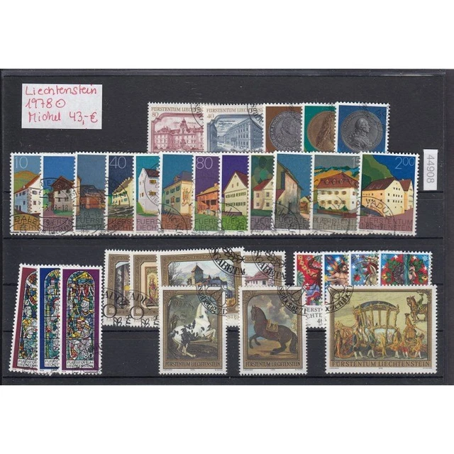 LIECHTENSTEIN 1984 POSTMARKED Assembly Complete $10.39 - PicClick AU