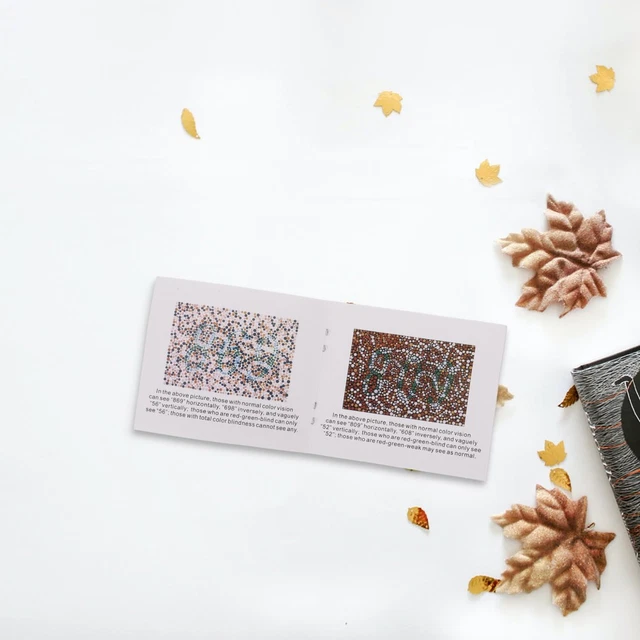 TESTING CHART BOOK Color Chart Color Visual Test Book for Color ...