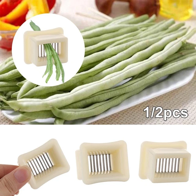 PEELERS BEAN SLICER Vegetable Cutter Runner Beans Peeler Stringer ...