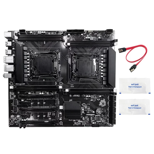 X99 DUAL-SOCKET MOTHERBOARD Kit LGA2011-3 Dual Ethernet Ports ...