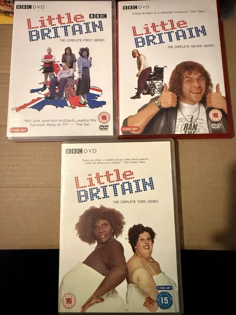 LITTLE BRITAIN COMPLETE Series 1-3 BBC DVD Collection 6 Discs OOP VGC Rare £17.35 - PicClick UK