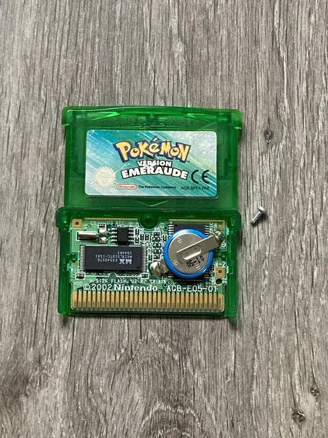 POKEMON EMERAUDE POKEMON Emerald Version Gameboy Advance GBA Pal Fra ...