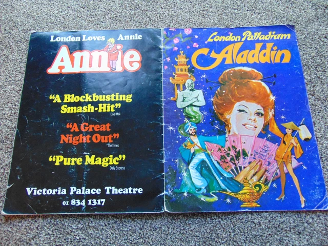 ALADDIN PANTOMIME THEATRE brochure (Danny La Rue, London Palladium 1979 ...