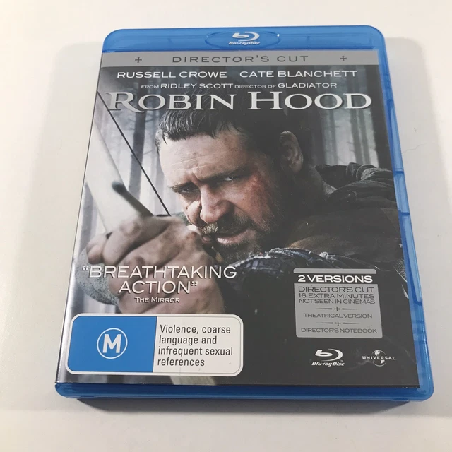 ROBIN HOOD - Director's Cut Blu-ray Movie Region B Russell Crowe Cate Blanchett EUR 7,48 ...