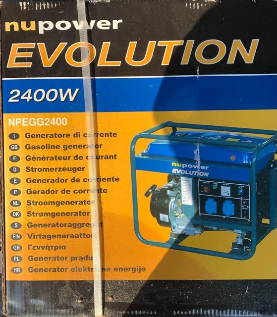 GENERATORE DI CORRENTE 2400 W - NUOVO, MAI USATO, ANCORA IMBALLATO ...