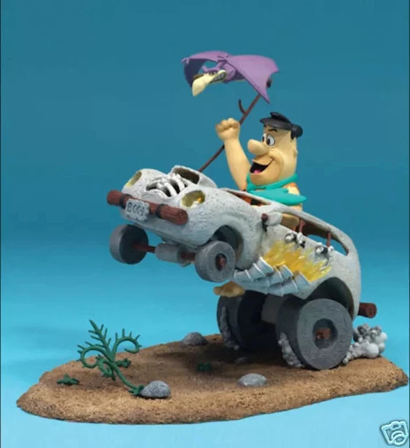MCFARLANE HANNA BARBERA Fred Flintstones Cruiser Deluxe Box Set Action ...
