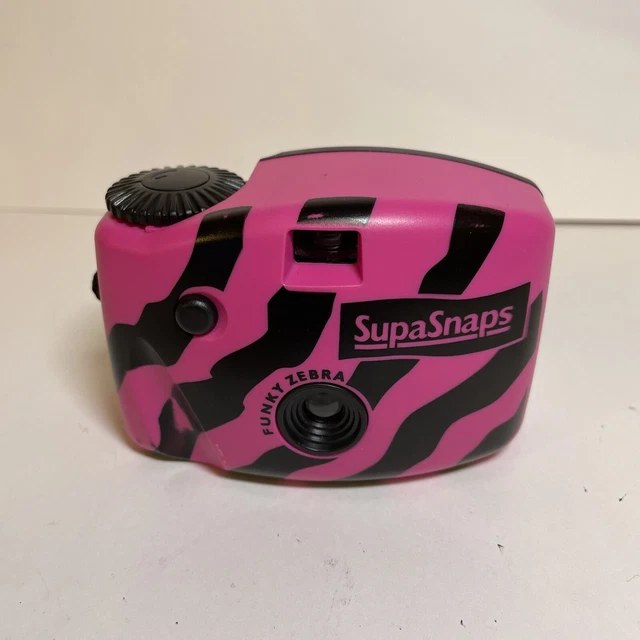SUPASNAPS FUNKY ZEBRA Film Camera 1990s Vintage Camera £0.99 - PicClick UK