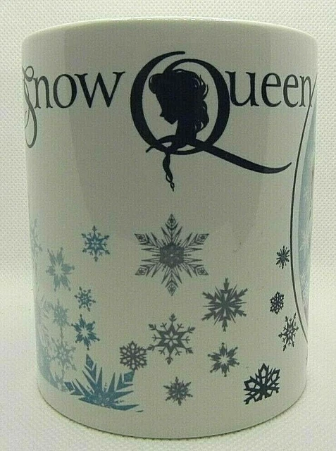 DISNEY PRINCESS FROZEN Elsa Snow Queen White Coffee Tea Mug Cup 8 oz ...