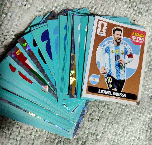 PANINI FIFA WORLD Cup 2026 Stickers x65 NO DUPLICATES + Messi Extra ...