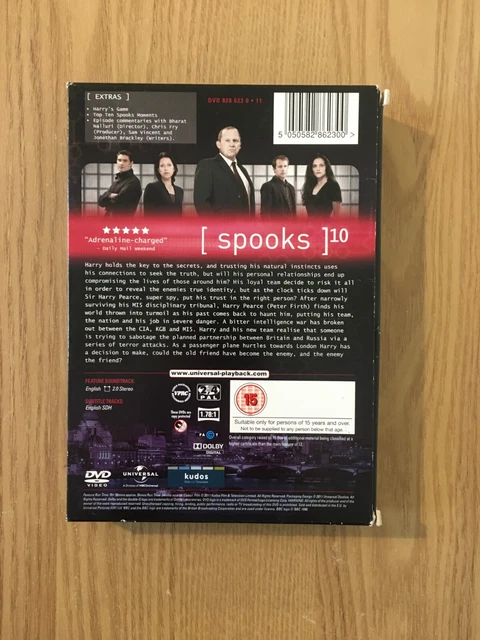 SPOOKS THE COMPLETE Series / Season 10 ~ (3 Disc) UK DVD Box Set EUR 9 ...