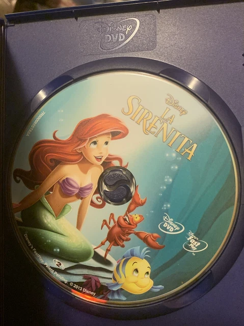LA SIRENITA (THE Little Mermaid) Disney Dvd Espanol Spanish Movie ...
