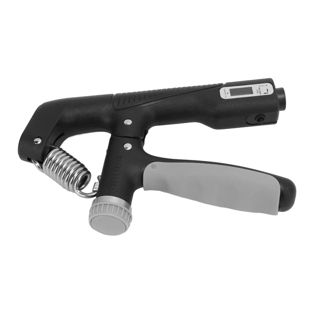 BLACK HAND GRIP Strengthener With Electronic Counter TPR PP Steel 10 ...